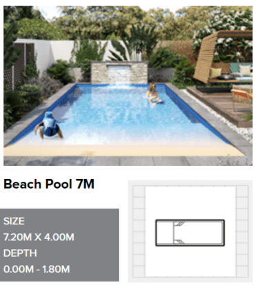Beach Pool 7M - Classic Pools