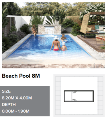 Beach Pool 8M - Classic Pools