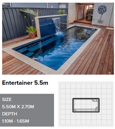 The Entertainer 5.5m - Classic Pools