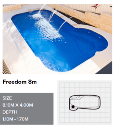 Freedom 8M - Classic Pools