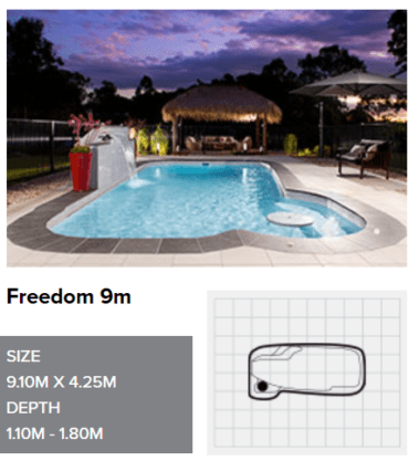 Freedom 9M - Classic Pools